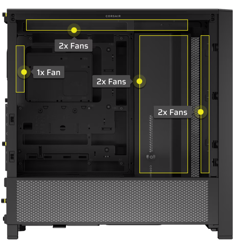 CORSAIR FRAME 4000D Black | PC-Gehäuse B-Ware - Gehäuse online kaufen | NBB