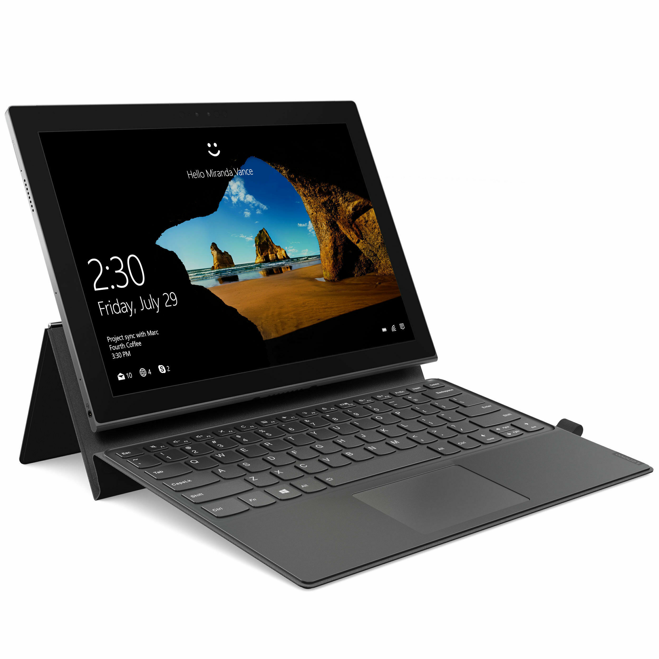 Lenovo IdeaPad Miix 630 2in1 Tablet 12,3" Full HD IPS Display, Octa ...